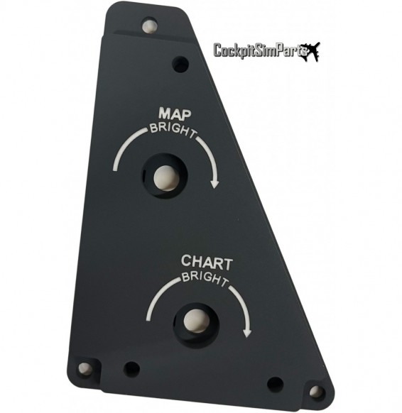 B737 Copilot MAP Light Panel