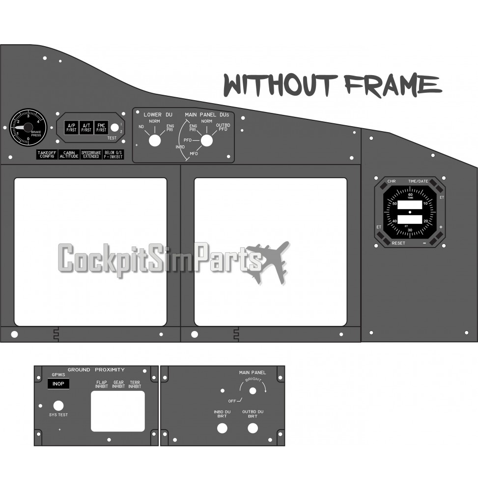 Boeing 737 MIP First officer side MIP V6