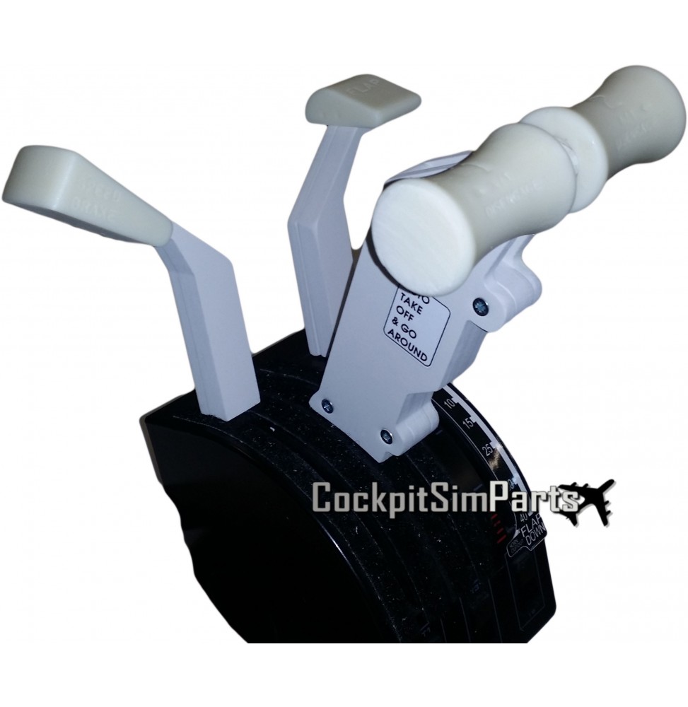 SAITEK SINGLE ARM DUAL HANDLES KIT V2 (White)